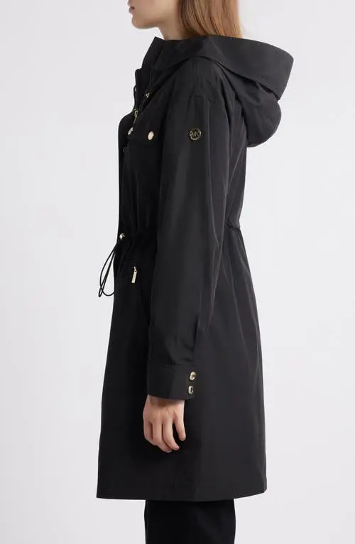 Michael Kors Fold-over Hood Jacket - Black