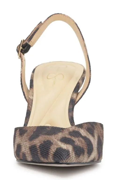 Jessica Simpson Fyvera Slingback Pump - Safari Combo