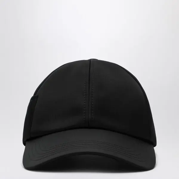 Jacquemus Ovalie Baseball Cap - Black
