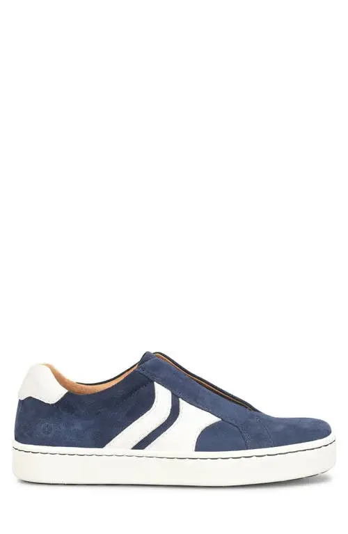 BØRN Beck Leather Slip-on Sneakers - Navy Suede