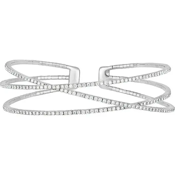 Bony Levy Audrey Diamond Cuff Bracelet - 18k White Gold