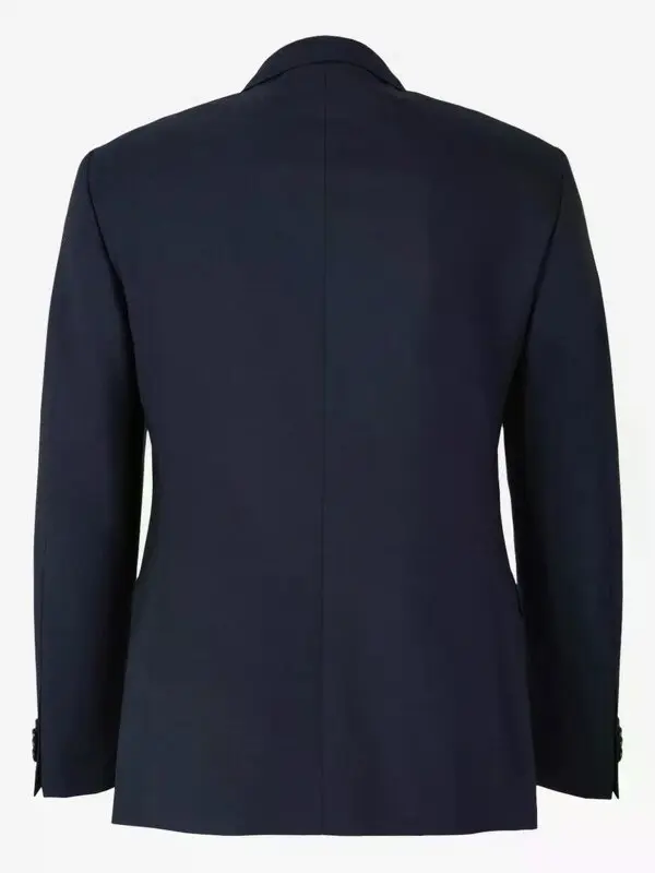 Scabal Two-button Flap-pocket Suit - Blue