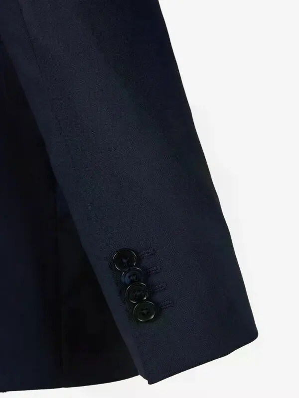 Scabal Two-button Flap-pocket Suit - Blue