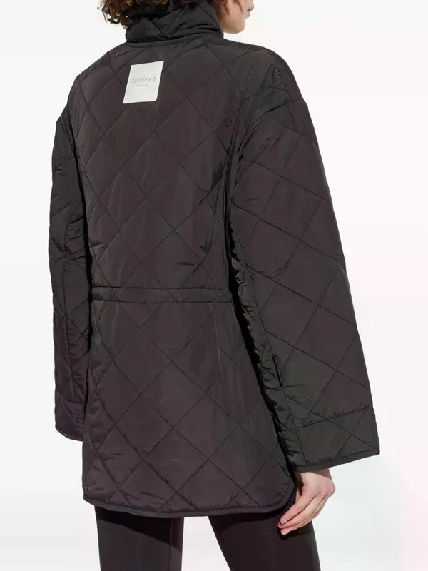 RETHINKIT STUDIOS Quilted Diamond-pattern Jacket - Black