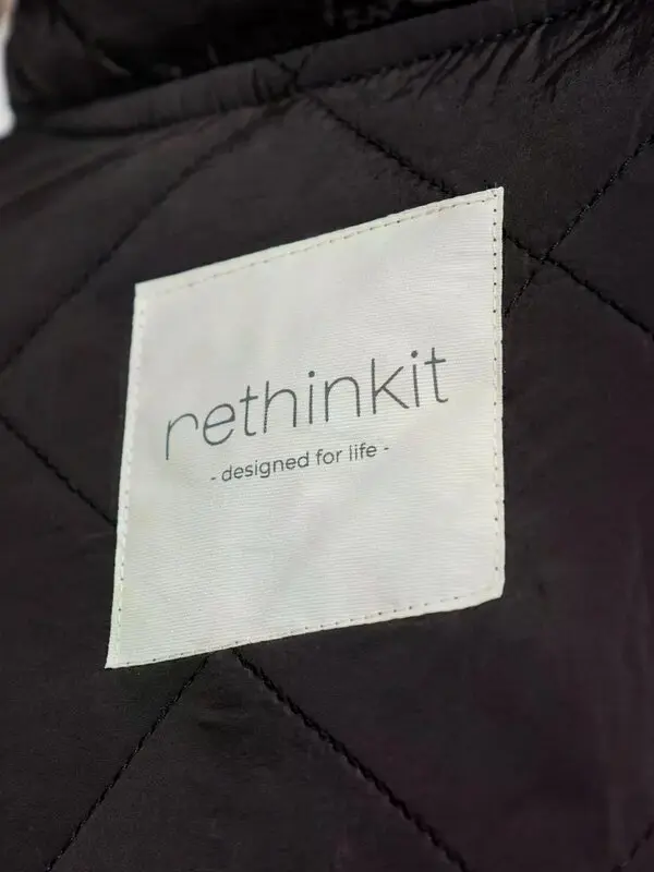 RETHINKIT STUDIOS Quilted Diamond-pattern Jacket - Black