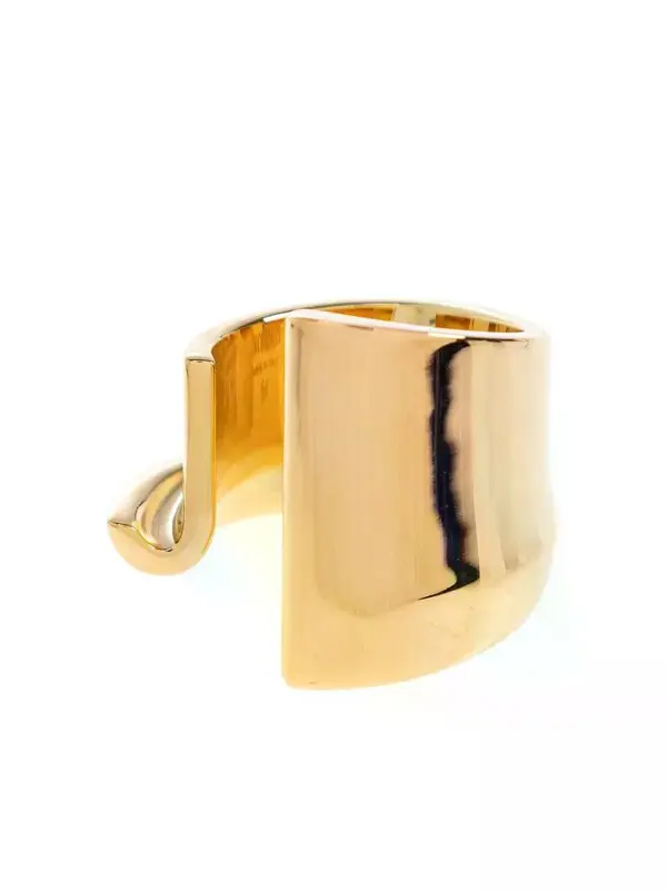 Jacquemus Curved Brass Ring