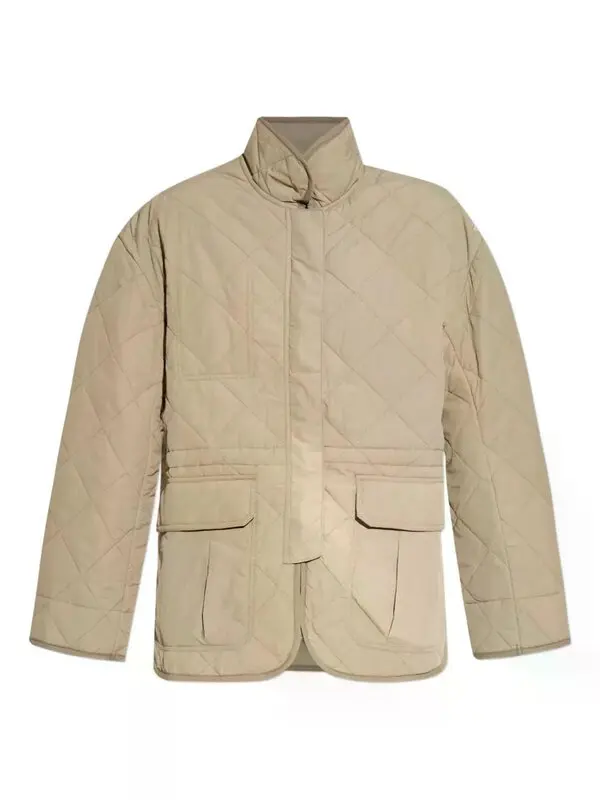RETHINKIT STUDIOS Quilted Flap-pocket Jacket - Neutrals