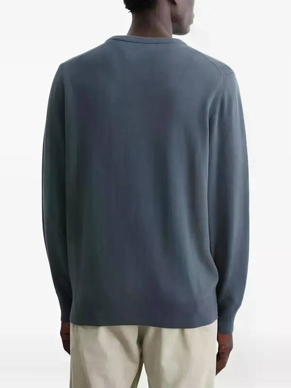 Marc O'polo Crew-neck Knitted Sweater - Blue
