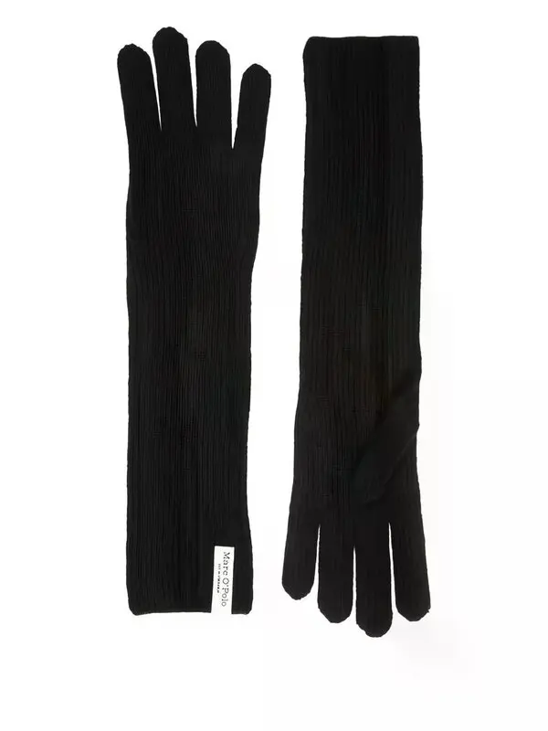 Marc O'polo Ribbed Gloves - Black