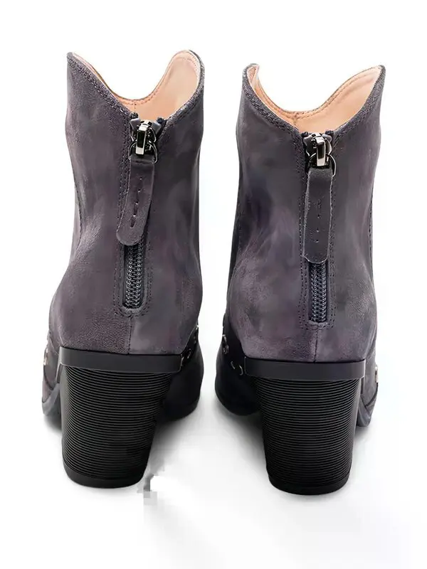 Hogan Eyelet-embellished Suede Boots