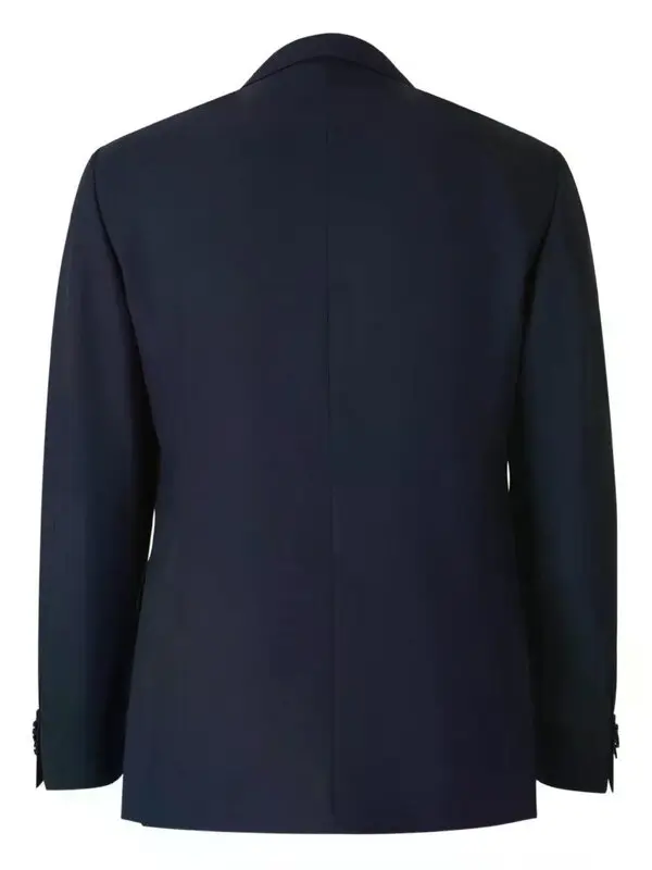 Scabal Two-button Flap-pocket Suit - Blue