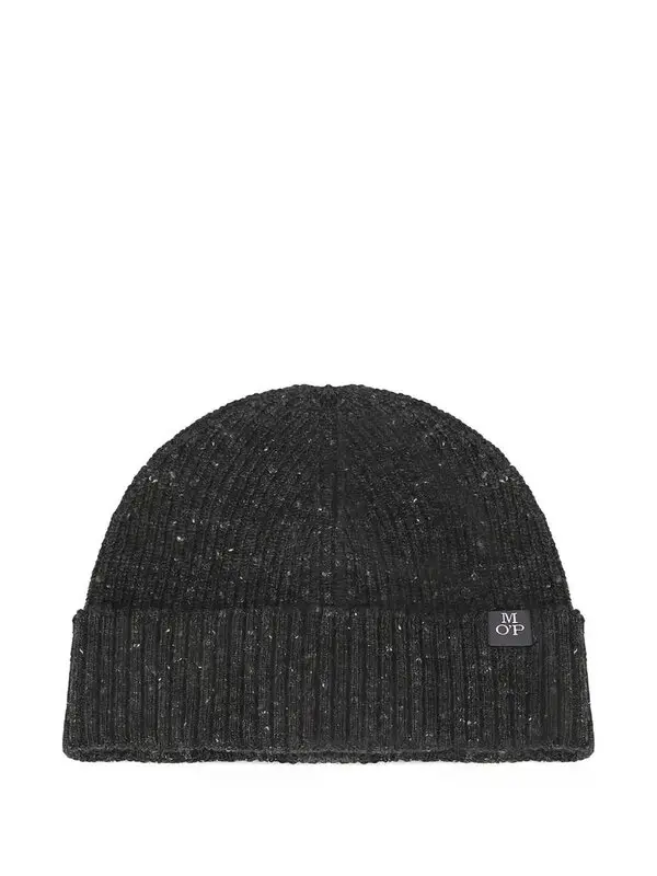 Marc O'polo Ribbed Knit Beanie - Grey
