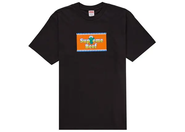Supreme Beef Tee Shirt - Black