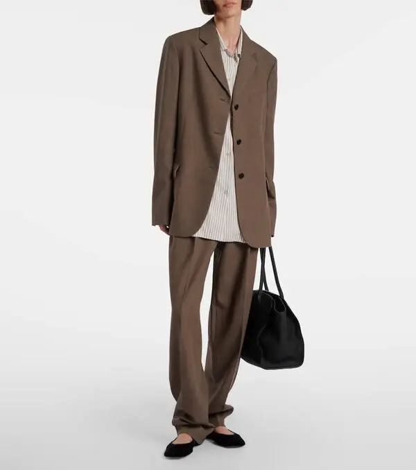 THE ROW Kimiko Silk And Wool Blazer