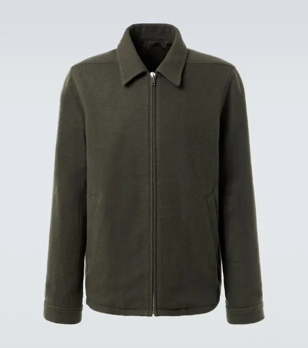 Rick Owens Virgin Wool Brad Jacket - Green