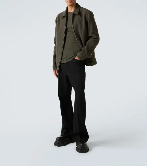 Rick Owens Virgin Wool Brad Jacket - Green