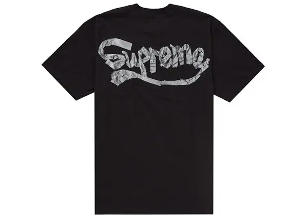 Supreme Tape Tee Shirt - Black