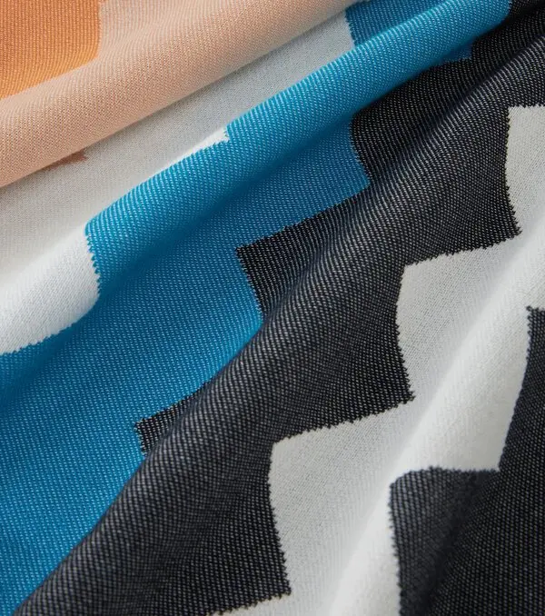 Missoni Fouta Zigzag Cotton Beach Towel - Multicoloured