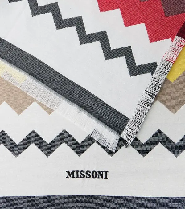 Missoni Fouta Zigzag Cotton Beach Towel - Multicoloured