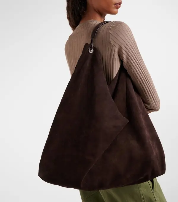 THE ROW - Bindle Large Suede Tote Bag