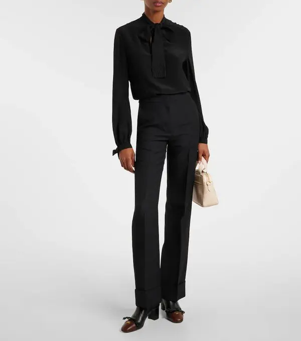 Valentino Garavani Valet Du Roi Leather Ankle Boots - Black