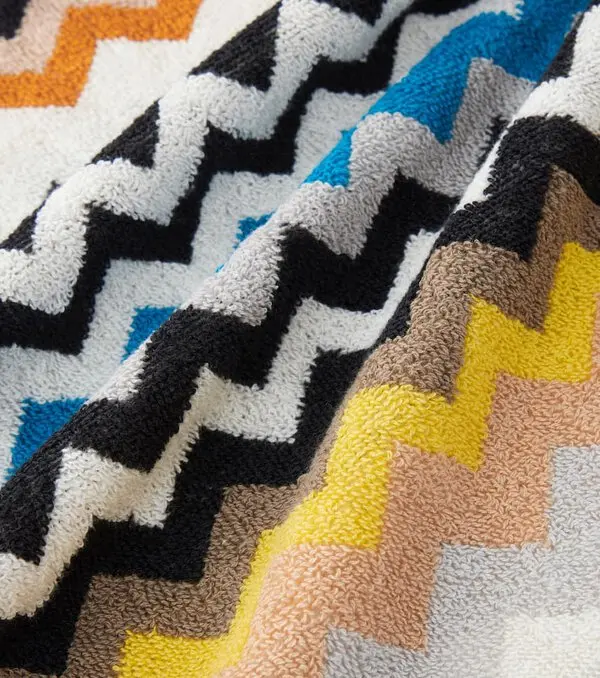 Missoni Best Zigzag Set Of 2 Cotton Terry Towels - Multicoloured