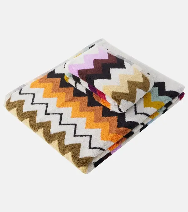 Missoni Murrina Set Of 2 Cotton Terry Towels - Multicoloured