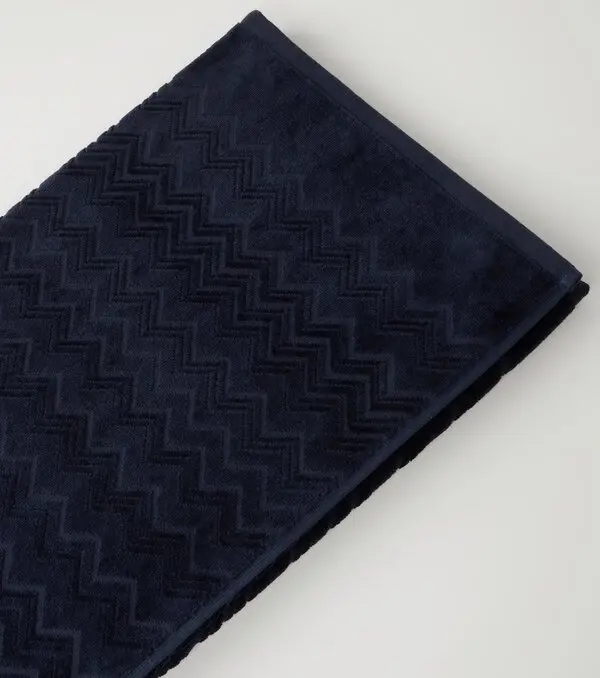 Missoni Chalk Zigzag Cotton Terry Bath Sheet
