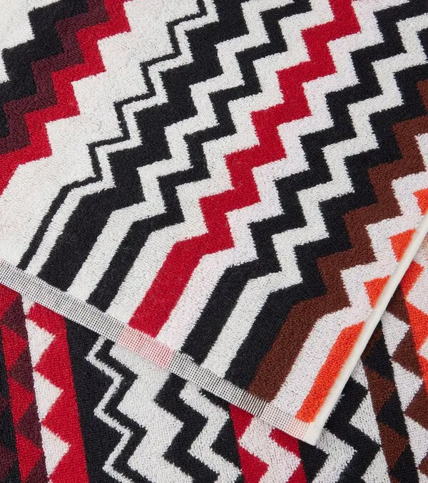 Missoni Best Zigzag Cotton Terry Bath Sheet - Multicoloured