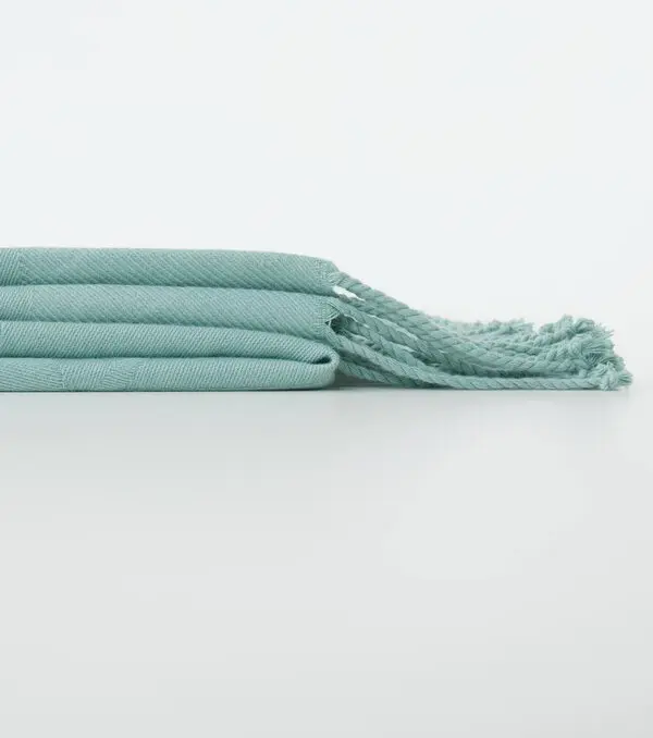 Loro Piana Crest Cotton Fouta Jacquard Blanket