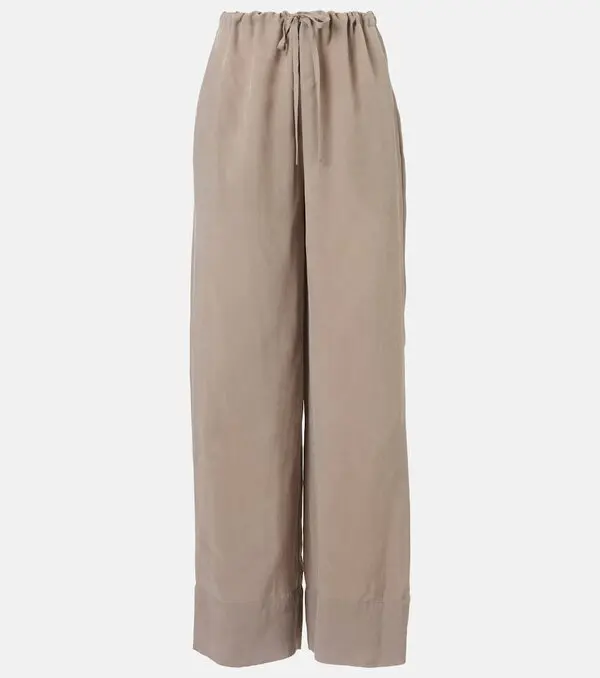 THE ROW Enea Wide-leg Pants - Brown
