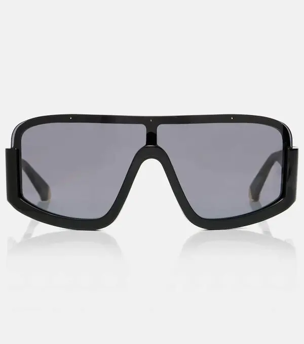 Stella McCartney Logo Flat-top Sunglasses - Black