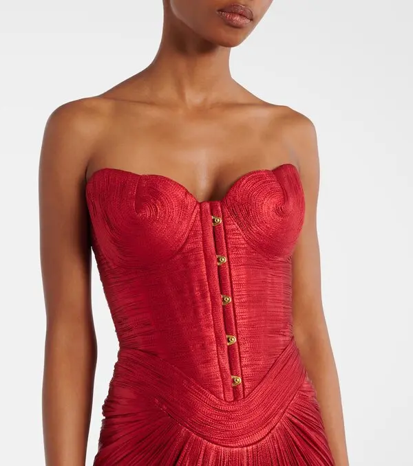 MARIA LUCIA HOHAN Kiera Silk Tulle Gown