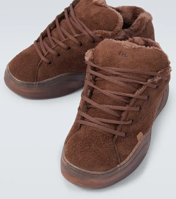 ERL Vamp Skate Suede Sneakers - Brown