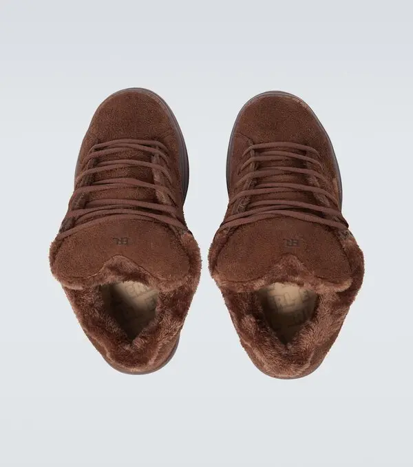 ERL Vamp Skate Suede Sneakers - Brown