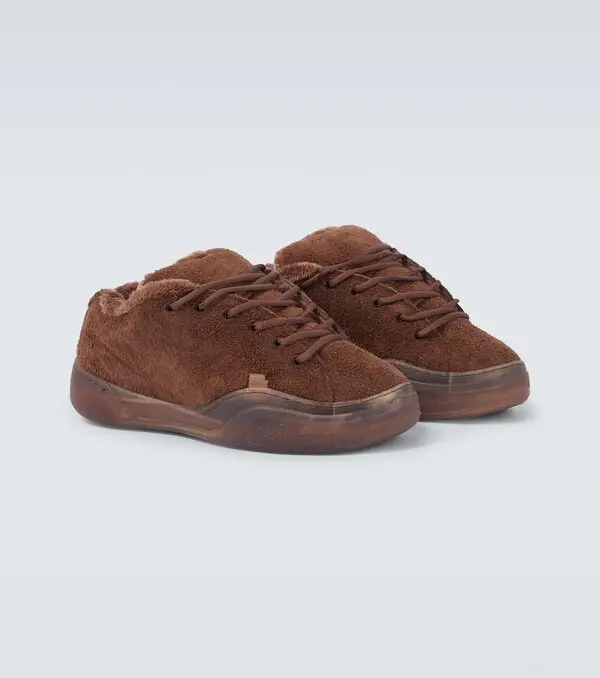 ERL Vamp Skate Suede Sneakers - Brown