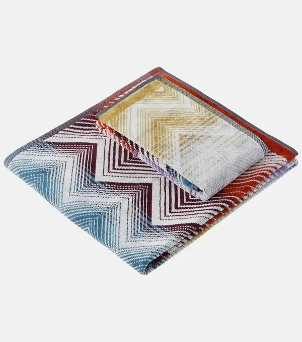 Missoni Marea Set Of 2 Cotton Terry Towels - Multicoloured