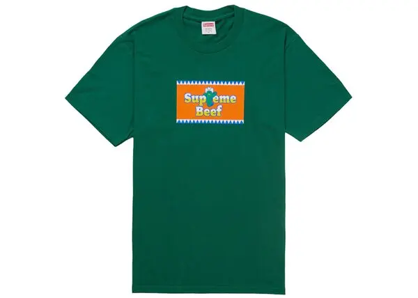 Supreme Beef Tee Shirt - Light Pine