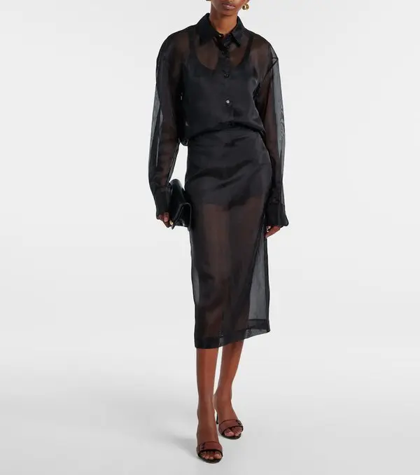 Manolo Blahnik Muluka 70 Leather Mules