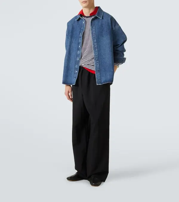 Sunspel Striped Cotton T-shirr