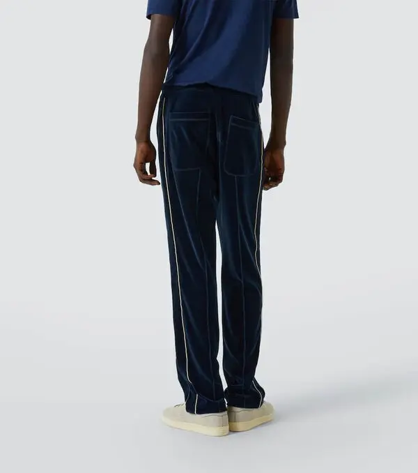 TOM FORD Cotton-blend Velour Track Pants
