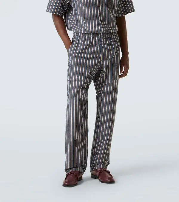 Bottega Veneta Striped Bowling Shirt