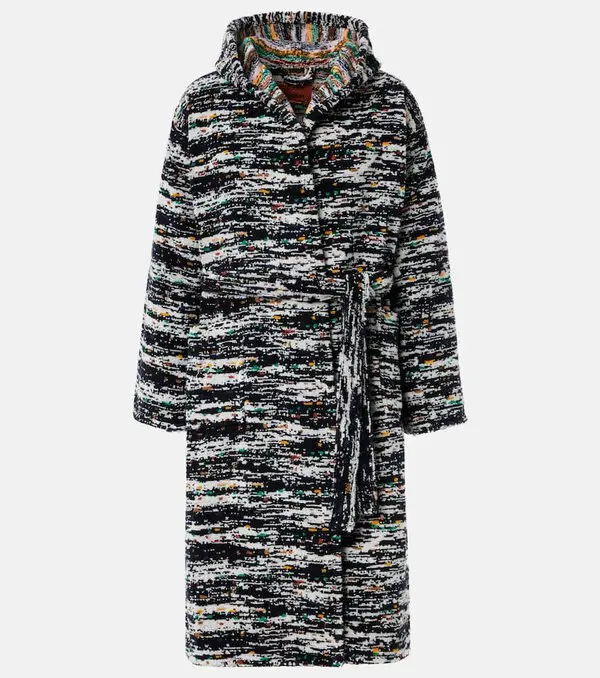 Missoni Twist Cotton Terry Bathrobe - Black