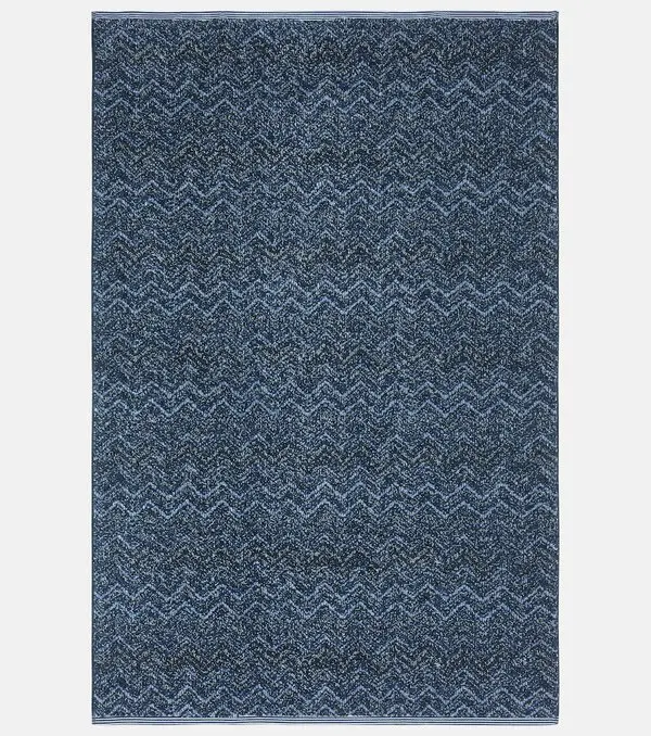 Missoni Azul Zigzag Cotton Terry Beach Towel