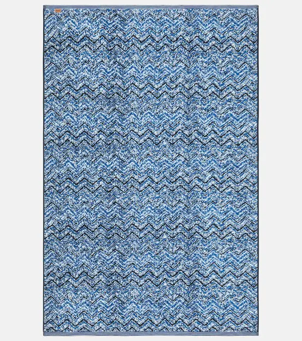 Missoni Azul Zigzag Cotton Terry Beach Towel