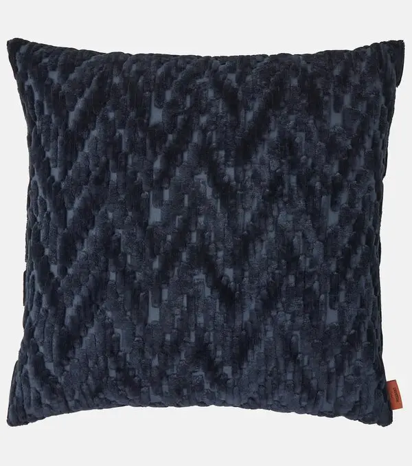 Missoni Fossile Chevron Cushion - Blue