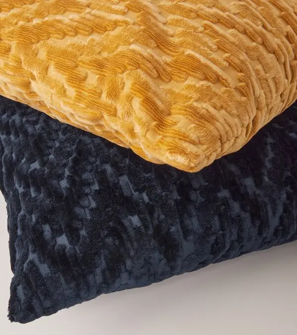 Missoni Fossile Chevron Velvet Down Cushion