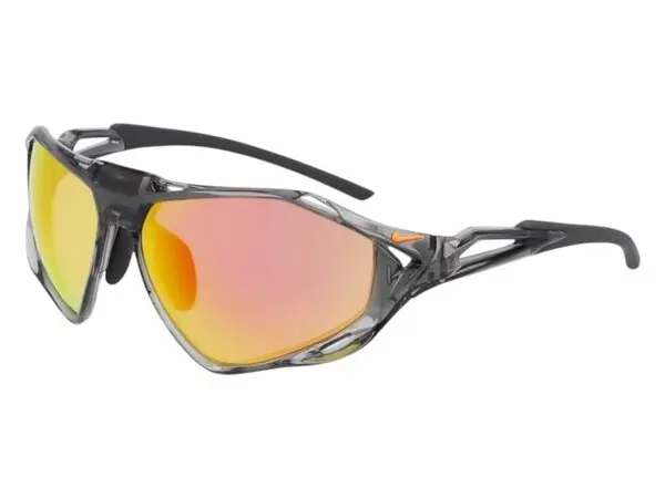 Nike Nik Zus Wrap Sunglasses - Smoke Grey Road Orange (zeus/rise