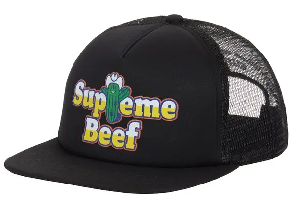 Supreme Beef Mesh Back 5panel - Black