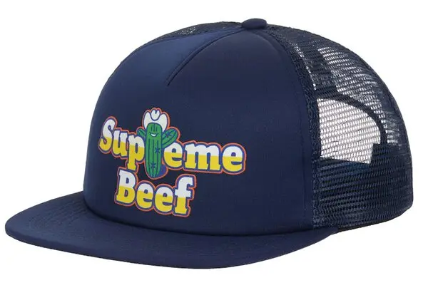 Supreme Beef Mesh Back 5panel - Navy Blue